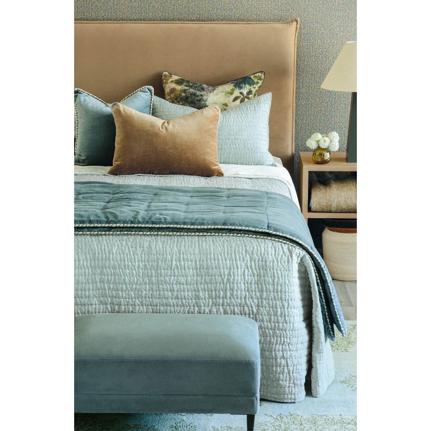 Bianca Lorenne Misaka Duck Egg Pillowsham