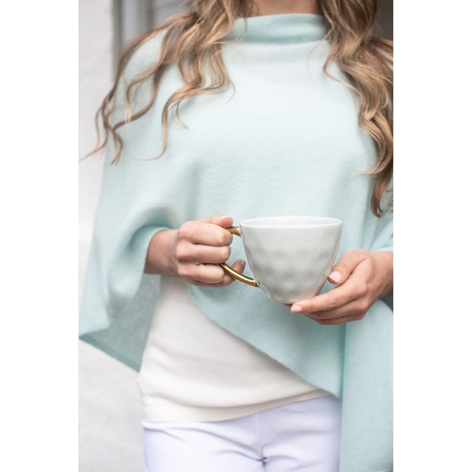 Cashmere Topper Beach Grass