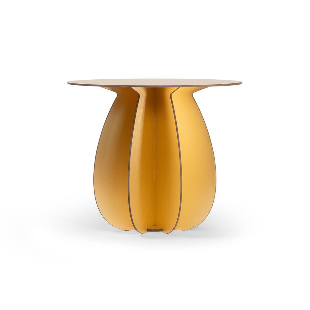 ibride Furniture Parodia Magnifica table 60cm Brushed Gold