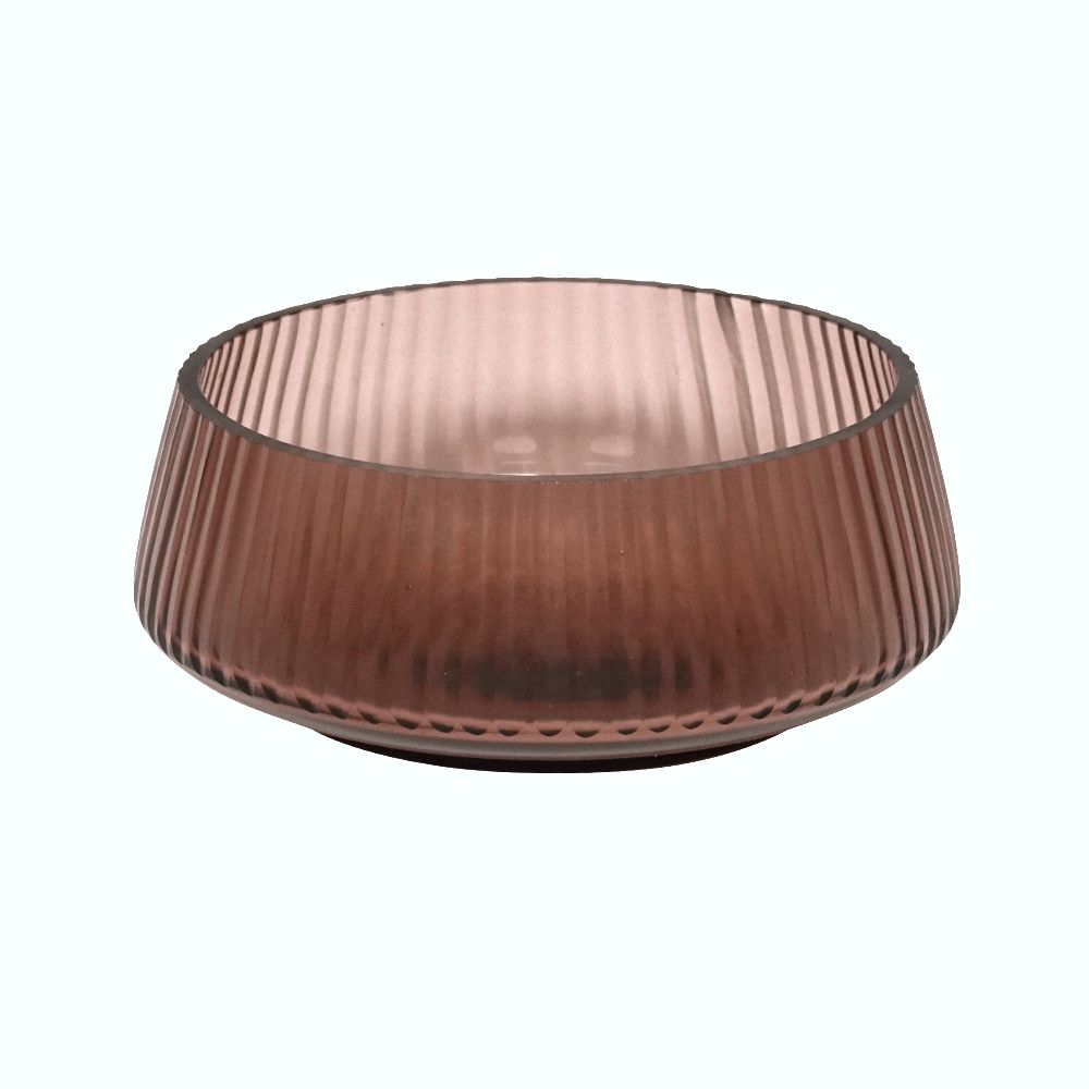 Brian Tunks Cut Glass Bowl Iguassu Mini Blush