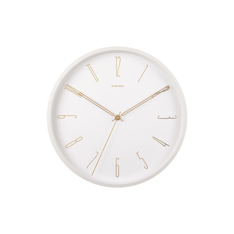 Karlsson Clock Belle Numbers White