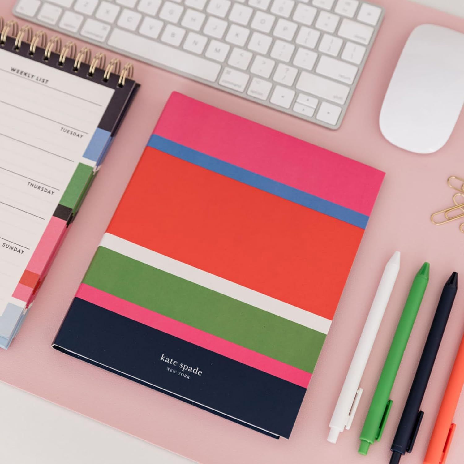 Kate Spade New York Notebook Spiral Sunny Day Stripe