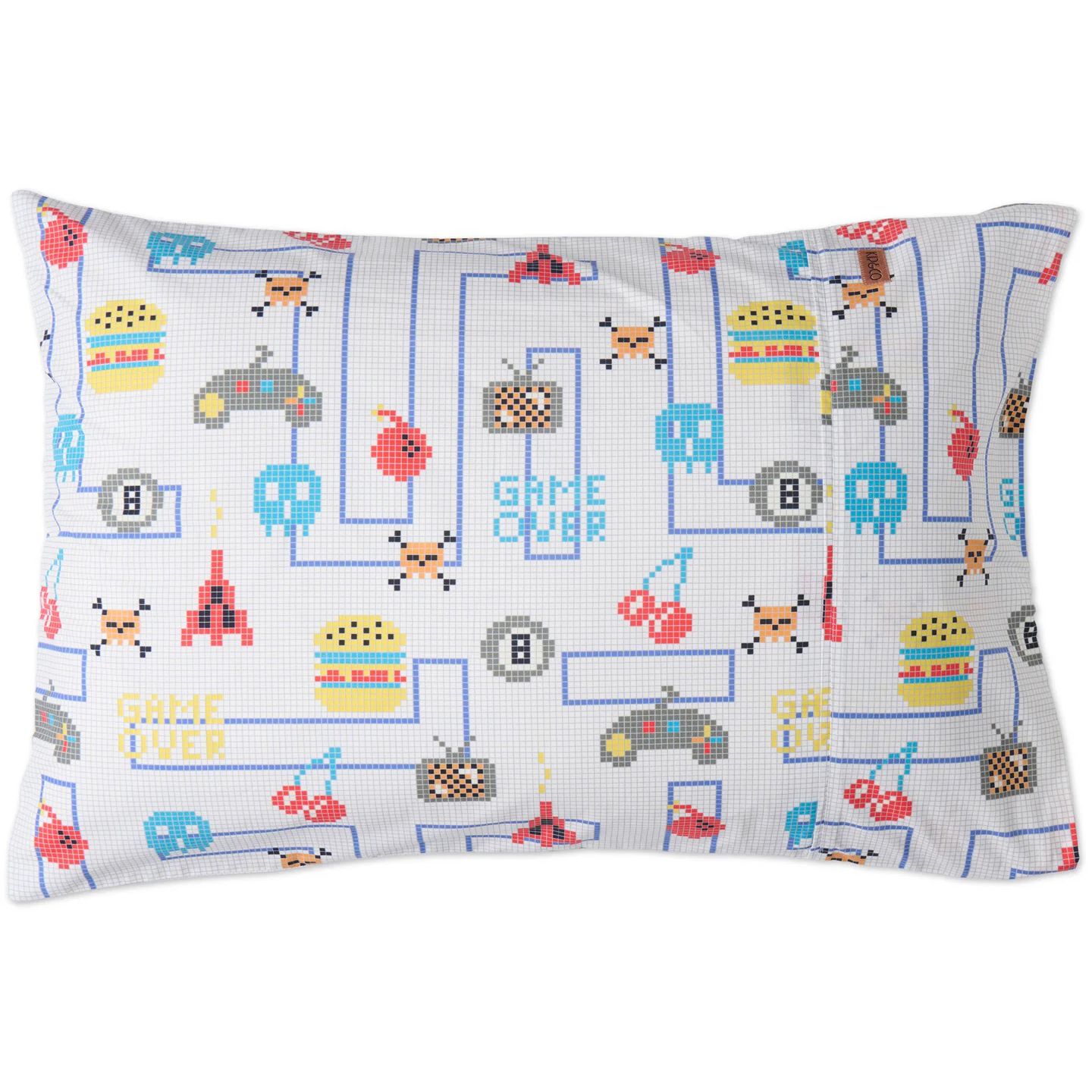 Kip & Co Gamer White Pillowcase