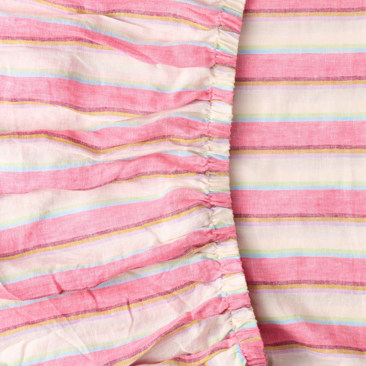 Kip&Co Rose Water Stripe Fitted Sheet