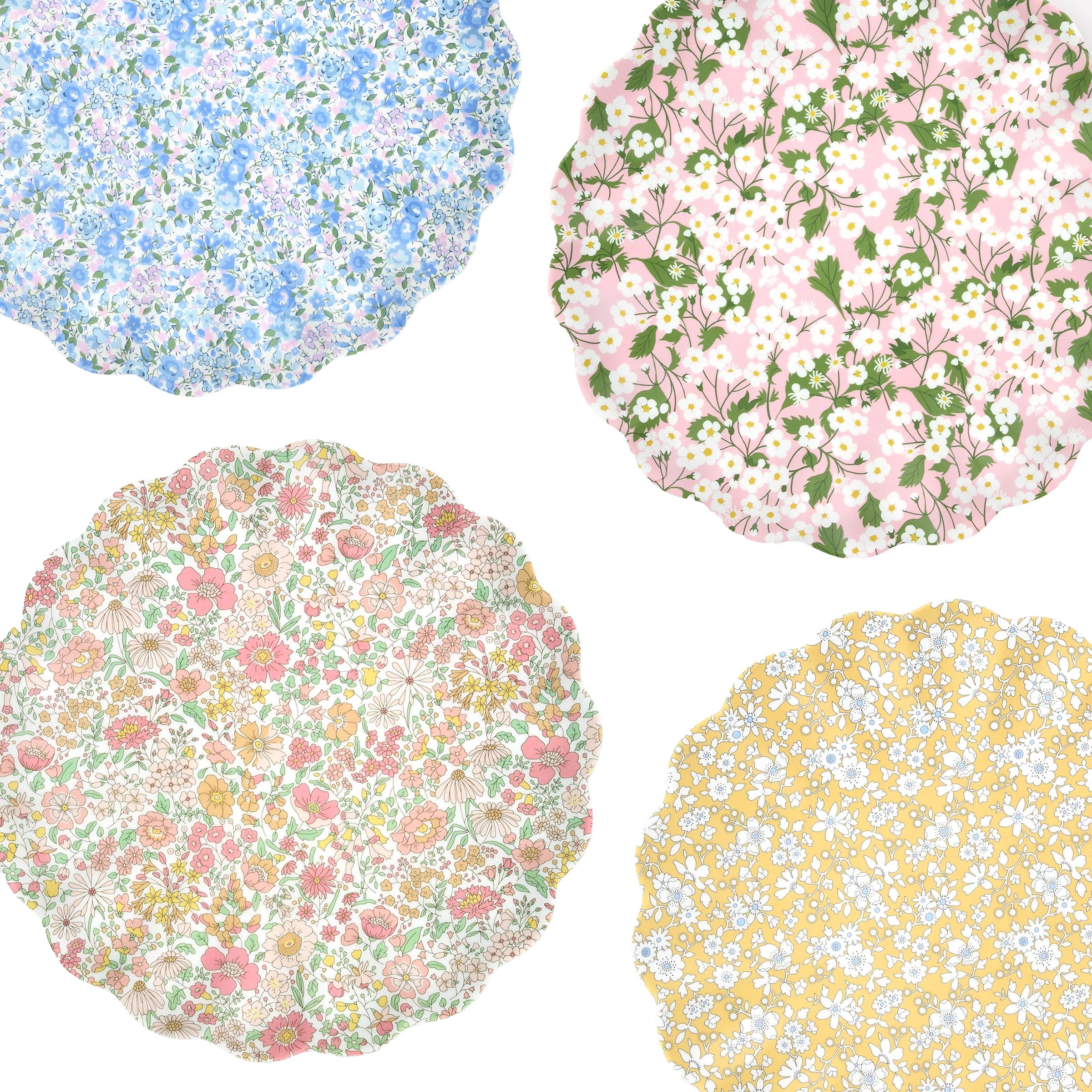 Meri Meri X Liberty Melamine Side Plate Set of 4