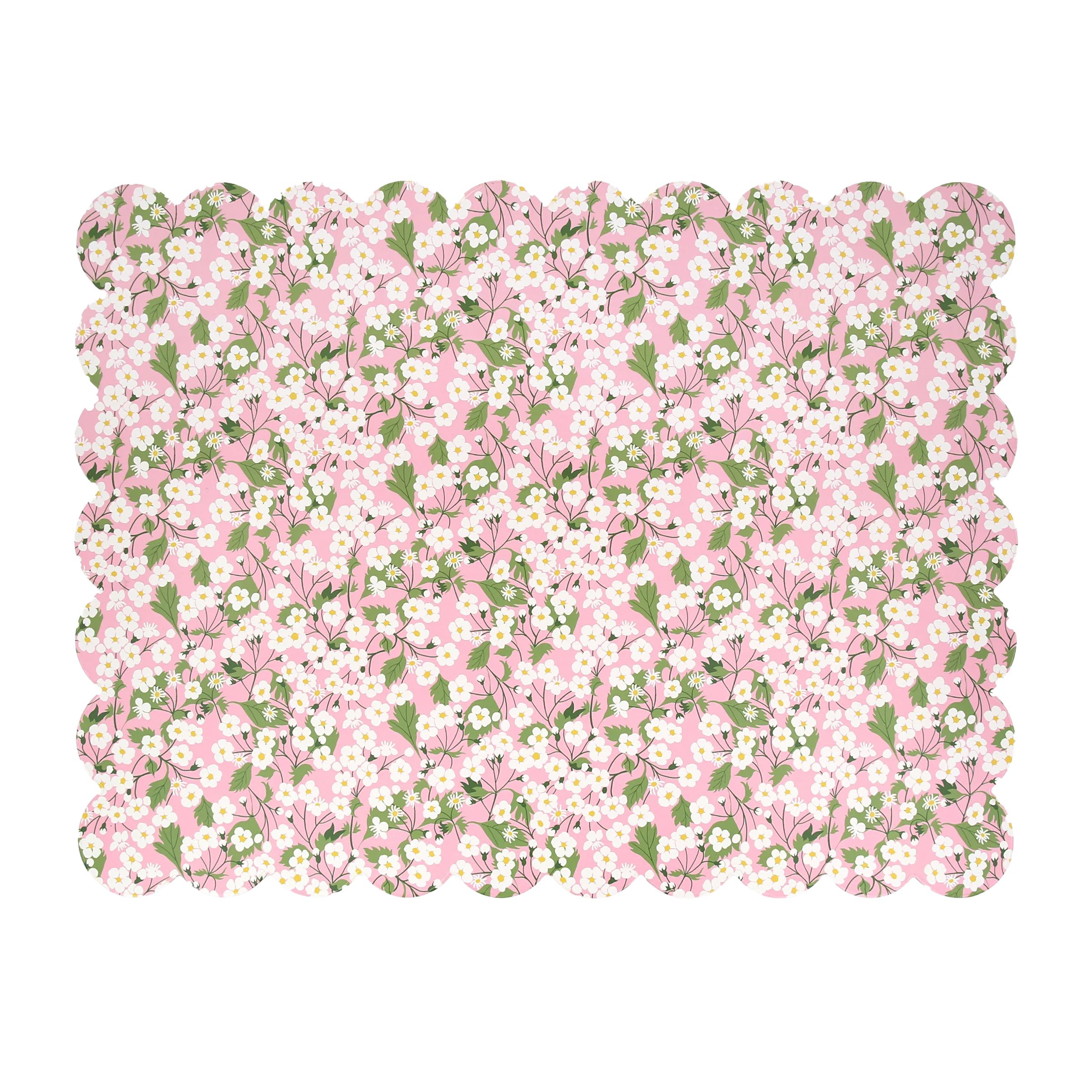 Meri Meri X Liberty Placemat Mistie Pink