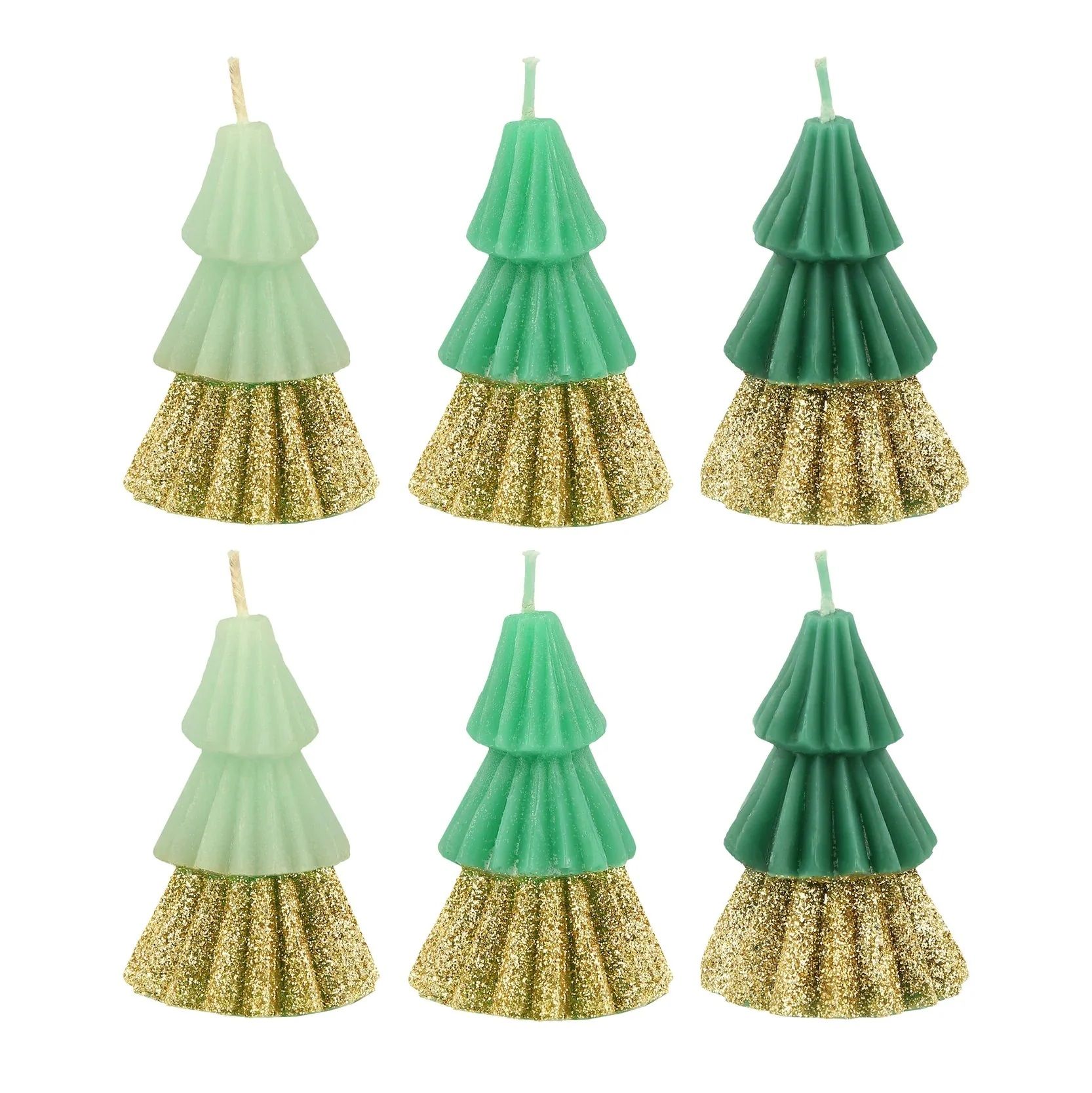 Meri Meri Christmas Tree Candles S/6