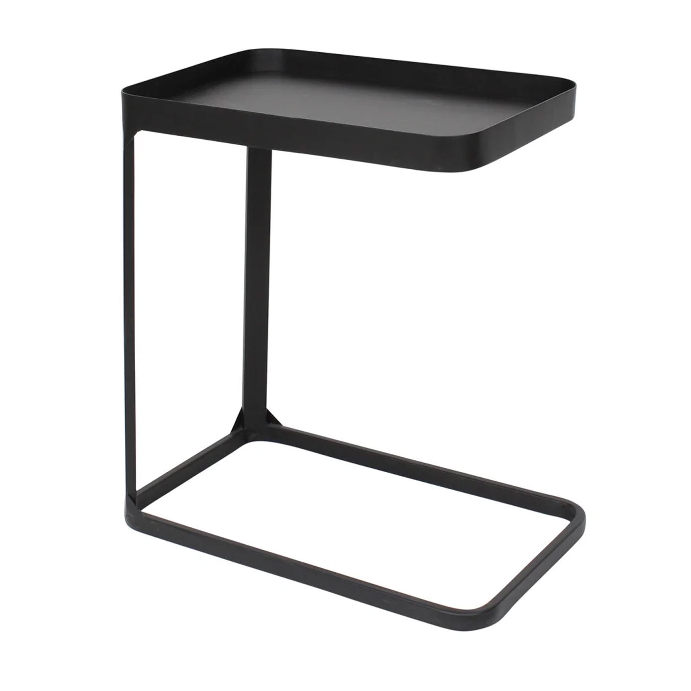 STUDIO Sofa Side Table Black Rectangle