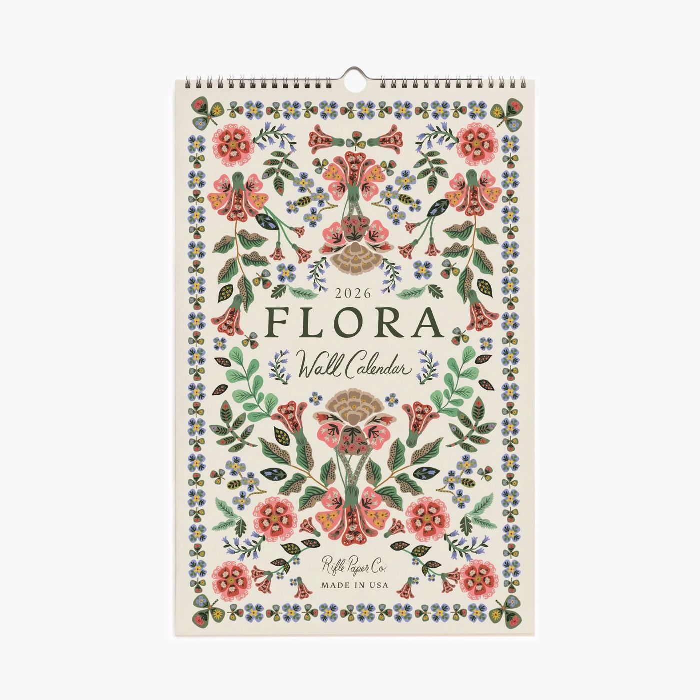 Rifle Paper 2026 Wall Calendar Flora