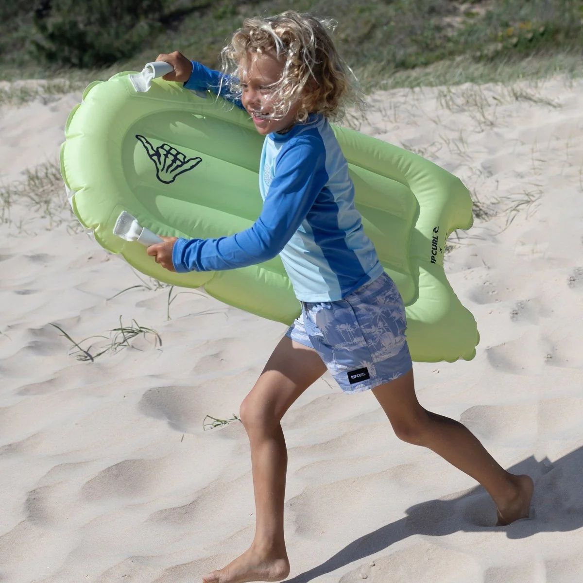 Sunnylife Kids Inflatable Surf Mat Island Paradiso