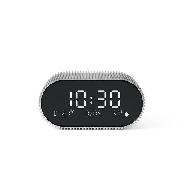 Lexon Ray Clock Aluminum