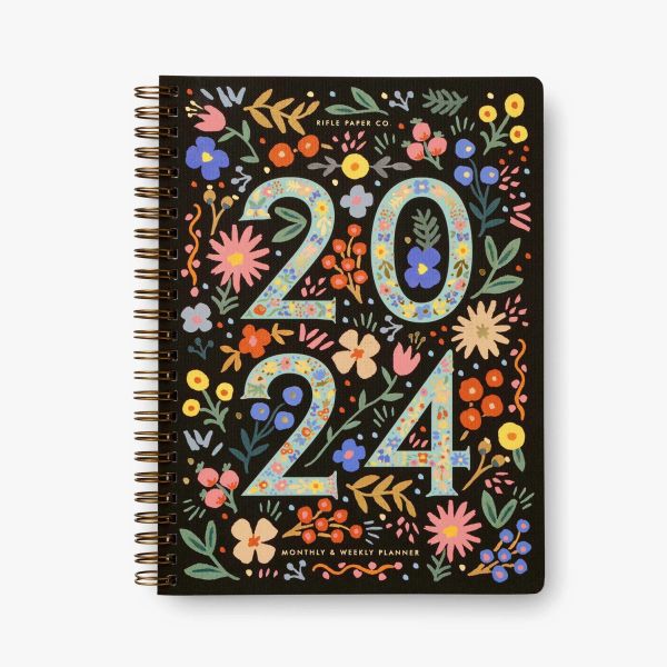 Rifle Paper Co. 2024 Planner Spiral Flores